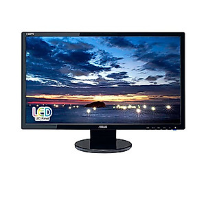 ASUS VE198T 19" WXGA+ 1440x900 DVI VGA Back-lit LED Monitor,Black