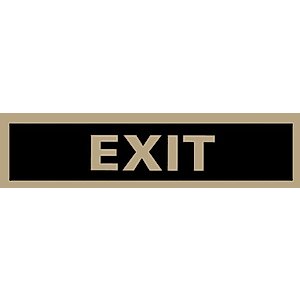 Headline Sign 9359 Self-Stick Sign, Exit, 2 Inches by 8 Inches