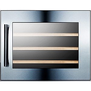 Summit VC28S Fully Integrated Wine Cellar, Glass