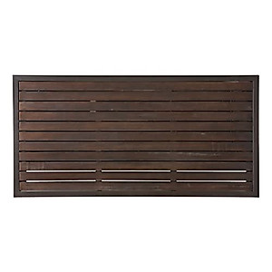 Christopher Knight Home Milos Acacia Bar Table, Dark Brown / Rustic Metal