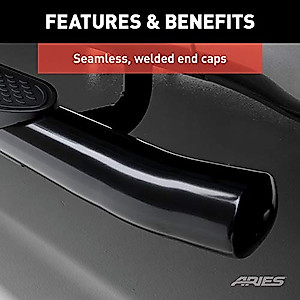 ARIES S221008 4-Inch Oval Black Steel Nerf Bars, Select Jeep Grand Cherokee