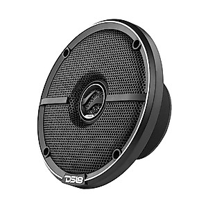 DS18 ZXI-654 6.5" Car Audio Coaxial Car Speakers with Built in Neodymium Tweeter and Kevlar Cone 2 Way 240 Watts Max 4 Ohm - Car Stereo Sound System with Removable Grill (2 Speakers)