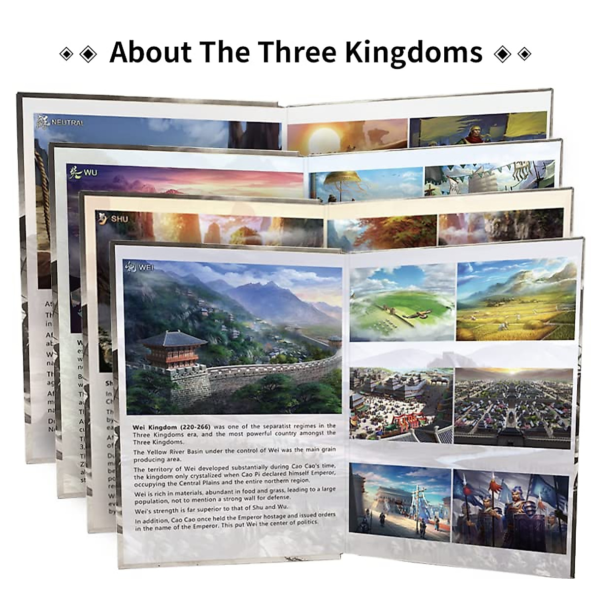 War of The Three Kingdoms: Kingdoms Wars - New Graphics Historical Strategy War Board Game Sanguosha WTK Guozhan