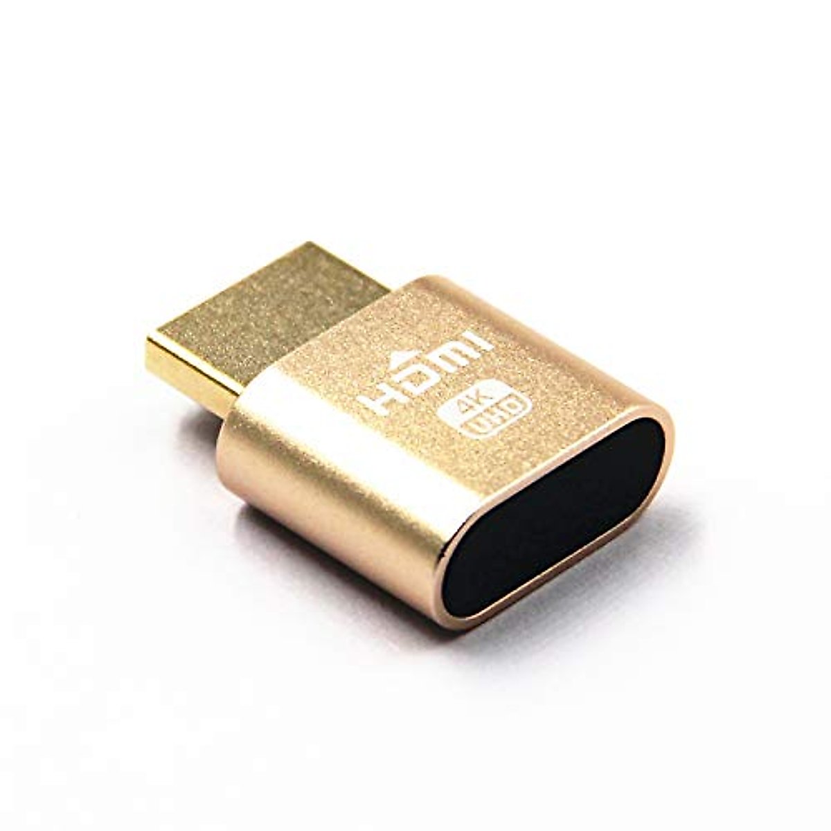 HDMI DDC EDID Dummy Plug,[3840x2160@60Hz New Generation] VGA Virtual Display Adapter Headless Ghost Display Emulator Lock Plate for Ethereum ETH ZEC BTC Mining