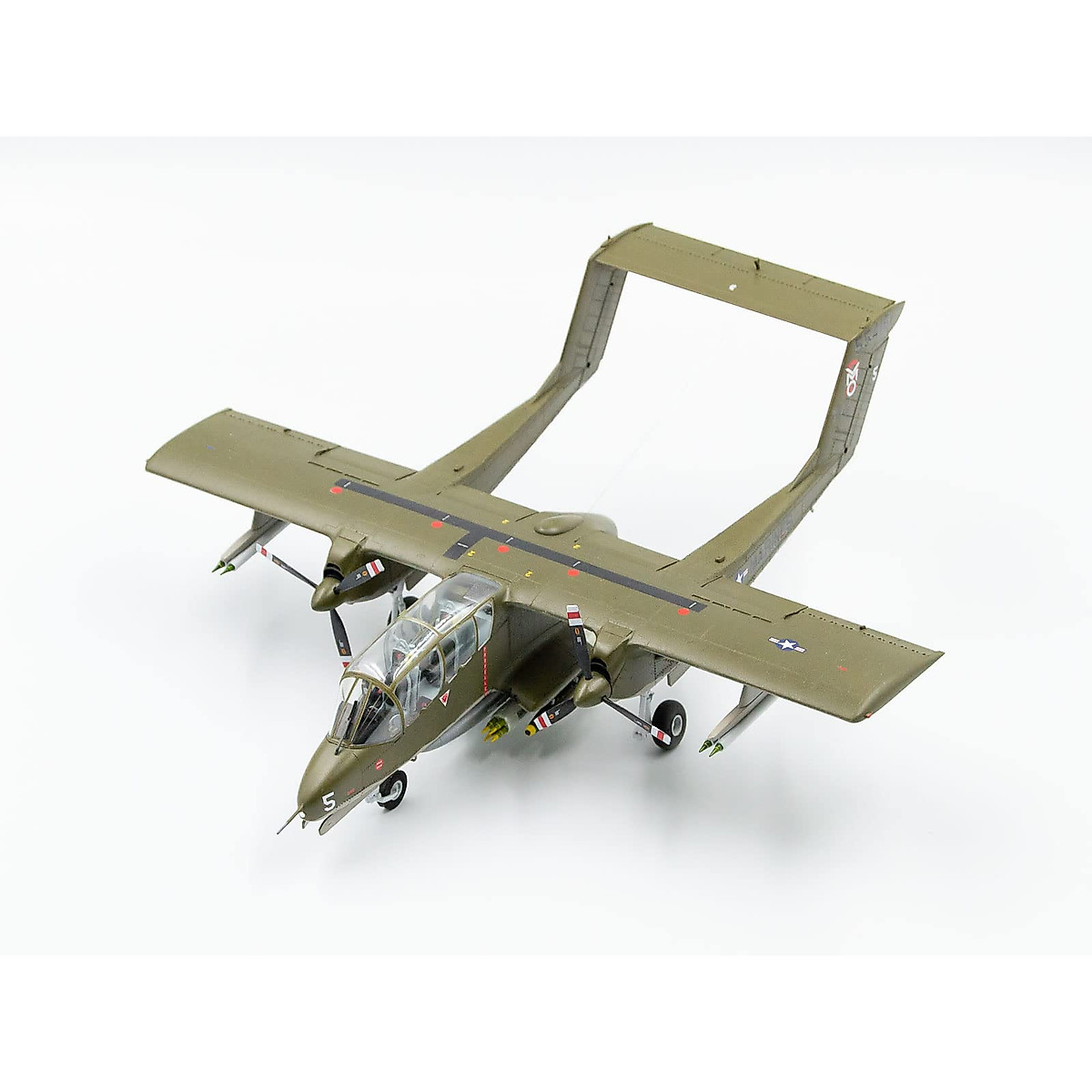 ICM Plastic Model Airplane Kit (48300) 242 pcs - Plastic Military Plane OV 10 Bronco Model Kit 1:48