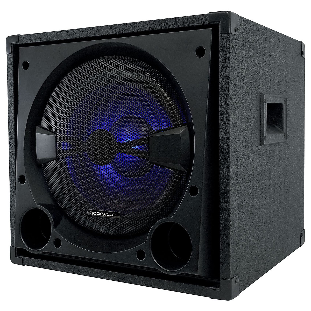 Rockville BASS Blaster 12 12" 800w Powered Home Audio Subwoofer Theater Sub, Black