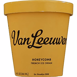 Van Leeuwen Premium Honeycomb French Ice Cream, 14 oz (Frozen)