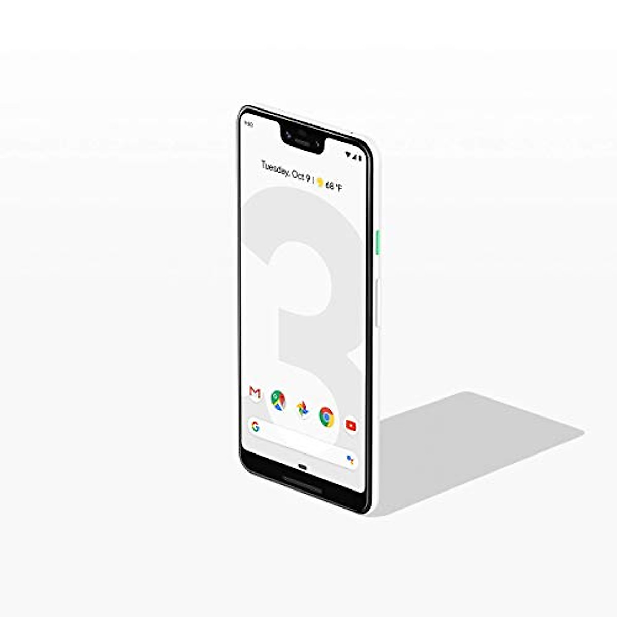 Google - Pixel 3 XL with 64GB Memory Cell Phone (Unlocked) - Clearly White (Renewed)