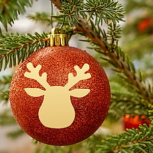 AIEX 120pcs Christmas Envelope Seal Stickers, Envelope Seals Elk Snowflake Present Package Christmas Tree Gold Foil Stickers for Envelopes Greeting Cards Biscuit Bags Present Boxes(4 Patterns)