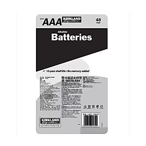 KIRKLAND Signature Alkaline AAA Batteries - 48 Pack