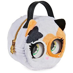 Purse Pets Micros, 24K Kitt-tea Stylish Small Purse with Eye Roll Feature, Kids Toys for Girls Aged 5 and up