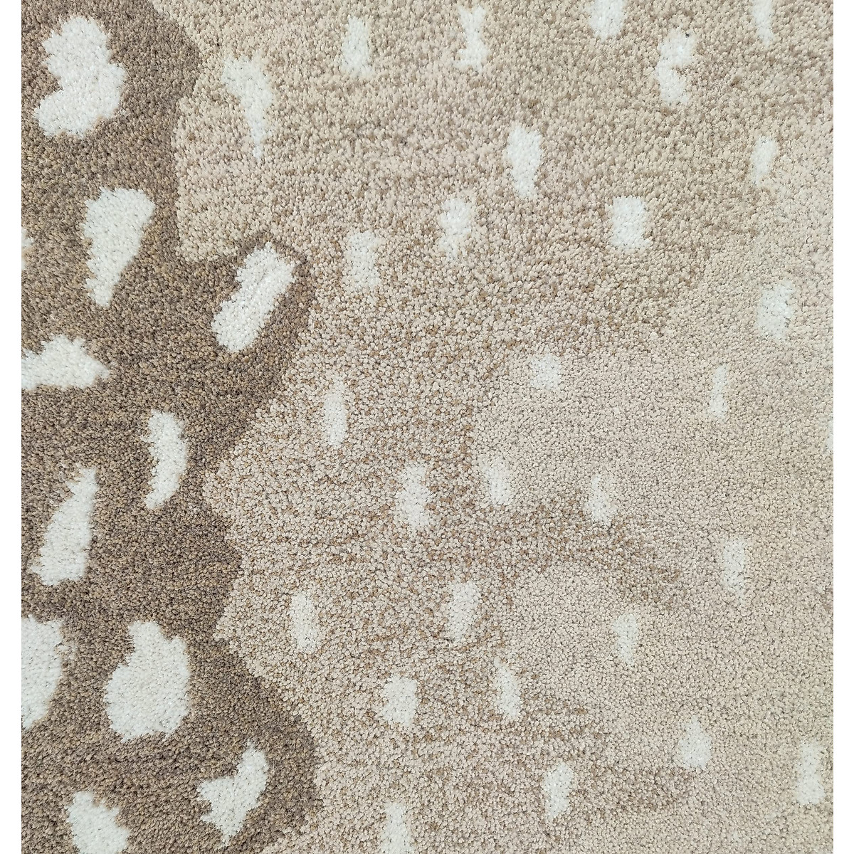 Handmade Area Rug Antelope Cheetah Hand Tufted Wool Animal Design Beige 3x5 5x8 8x10 9x12 2.5x8 (5 feet x 8 feet)