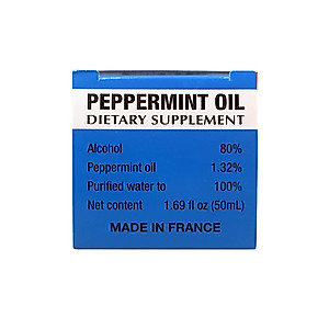 Ricqles Peppermint Oil Dietary Supplement (Supports Healthy Digestion, Intestinal Comfort) (1.69 fl. oz) (3 Bottles)
