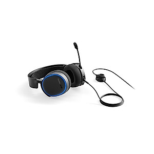 SteelSeries Arctis 5 - RGB Illuminated Gaming Headset with DTS Headphone: X v2.0 Surround - for PC and PlayStation 4 - Black