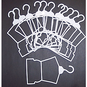 12 Doll Hanger fits18 inch Dolls Doll Accessories Doll Clothing 18" Doll Clothing