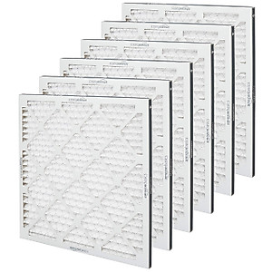 Amazon Basics Merv 11 AC Furnace Air Filter - 20'' x 20'' x 1'', 6-Pack
