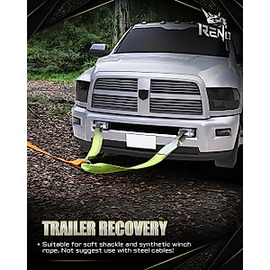 RENO Aluminum Front Tow Hooks, Heavy Duty Show Hook D-Ring Shackle Compatible with 2003-2018 Ram 2500 3500 2WD & 4WD Truck Recovery - Replace OEM 68171791AA, 52020587AB (2Pcs, Silvery)