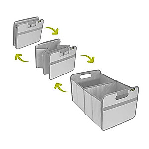 meori Hibiscus Red/Dots Foldable Box Large wipeable Solid Space-Saving Outdoor Lake Beach Weekend Shopping Transport Storage, 1-Pack