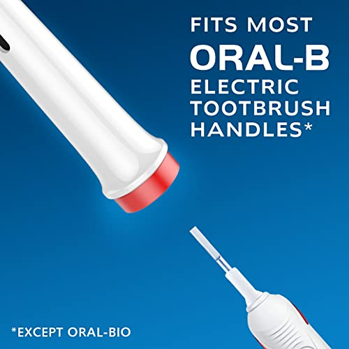 Replacement Toothbrush Heads Compatible with Braun Oral-B Electric Toothbrushes, 4PCS, Accessories for Vitality FlossAction, Fit Oral B Handles 3756 3757 3744 3765 3709 4729