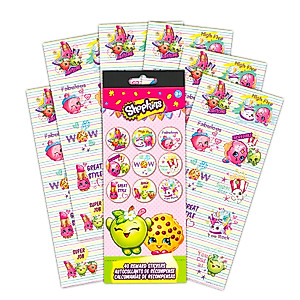 Rainbow High Backpack Set for Girls - Bundle with Rainbow High 15 Inch Backpack with Shopkins Stickers and More (Kids Backpack Elementary School)