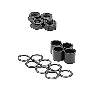 Dime Bag Hardware Skateboard Truck Speed Kit Axle Washers/Nuts/Spacers for Bearing Performance