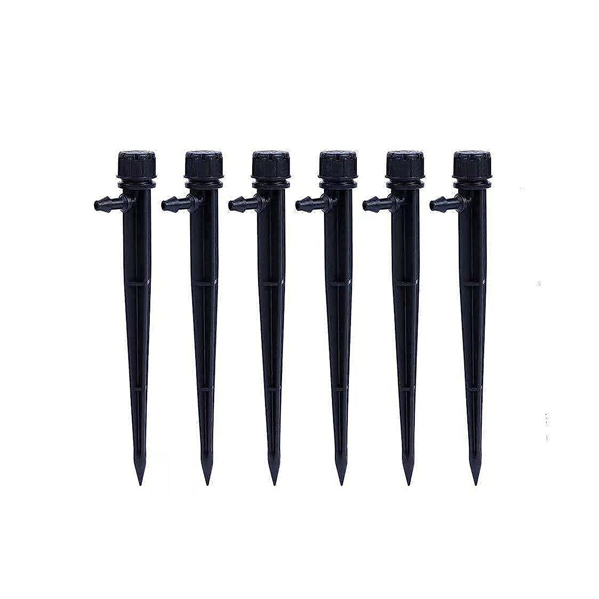 60 Piece of Drip Irrigation Emitters and Parts or Professional Irrigation Drippers and Drip Emitters or Sprinkler System Parts and Heads for 1/4 inch drip tubing