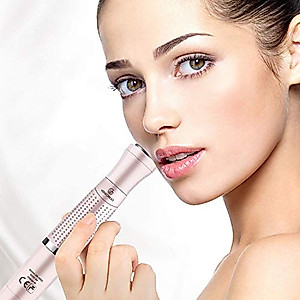 VG VOGCREST Eyebrow Trimmer & Facial Hair Removal for Women, 2 in 1, Rechargeable Painless Eyebrow Lips Body Face Razors