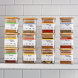 100 Freezer Labels Easy Peel Off - Color Coding Frozen Food Label Holders Stickers That Leave No Sticky Residue After Use, Jar Labels - Freezer Labels