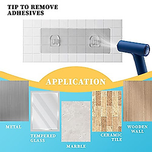 VNTop 5-Pack Stainless Steel Shower Caddy with Self-Adhesive Large Capacity Racks, Shelves, and Storage - Rustproof Bathroom Organizer for Inside the Shower, with No-Drill Required Shower Shelf Accessories