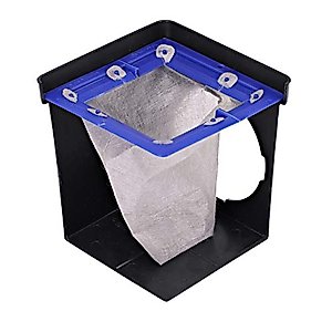 NDS 900FFRTL Square Catch Basin Drain Filter, for Clog-Free Drainage & Infiltration Systems, Removable Filter, 9 inch Catch Basin Drain, Small Lawns, Landscaping & Patios, Plastic & Geotextile Fabric