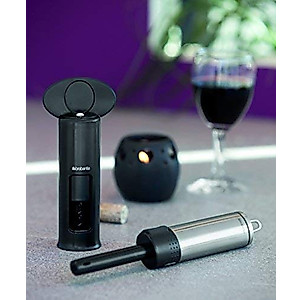 Brabantia Classic Corkscrew Bottle Opener - Black, 7" h