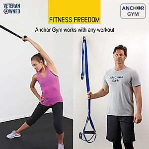 The Anchor Gym Anchor Gym-Mini H1 (Set of 3) - Wall Mounted Modular Hooking Platform for Resistance Bands, Suspension Straps, Stretch Straps, and Large Loop Bands