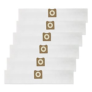 6 Pack VF3501 Filter Bags Compatible with Ridgid and Workshop 3 to 4.5 Gallon Shop Vacuum Replacement Part VF3501 23738 WS32045F WD40500 WD40700 WD40501 WD45500 WD45220