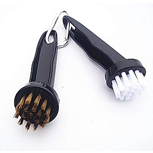 A99 Golf 2-in-1 Round Head Golf Club Brush Iron Wood Putter Cleaning + Free Reel