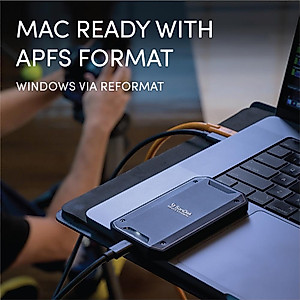 SanDisk Professional 2TB PRO-G40 SSD - Up to 3000MB/s, Thunderbolt 3 (40Gbps), USB-C (10Gbps), IP68 dust/Water Resistance, External Solid State Drive - SDPS31H-002T-GBCND