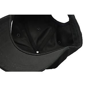 MUNULA Oversize XXL High Crown Baseball Cap Big Head Hats for Men Dad Hat Adjustable Plain Running Cap 23.6"-25.6" (Black)