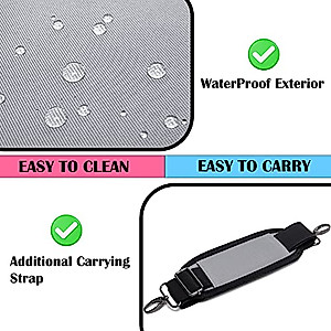 DERABY Cleaning Caddy with Handle and Shoulder Strap Organizer for Cleaning Supplies