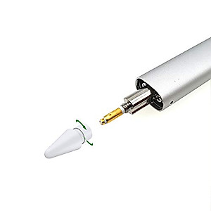 Replacement Pencil Tips + Pencil Cap Set Compatible with Logitech Crayon Digital Pencil, Replacement Accessories Pencil Nib+Pencil Nib Cover+ Protective Pencil Cap Combo for Logitech Crayon,Orange