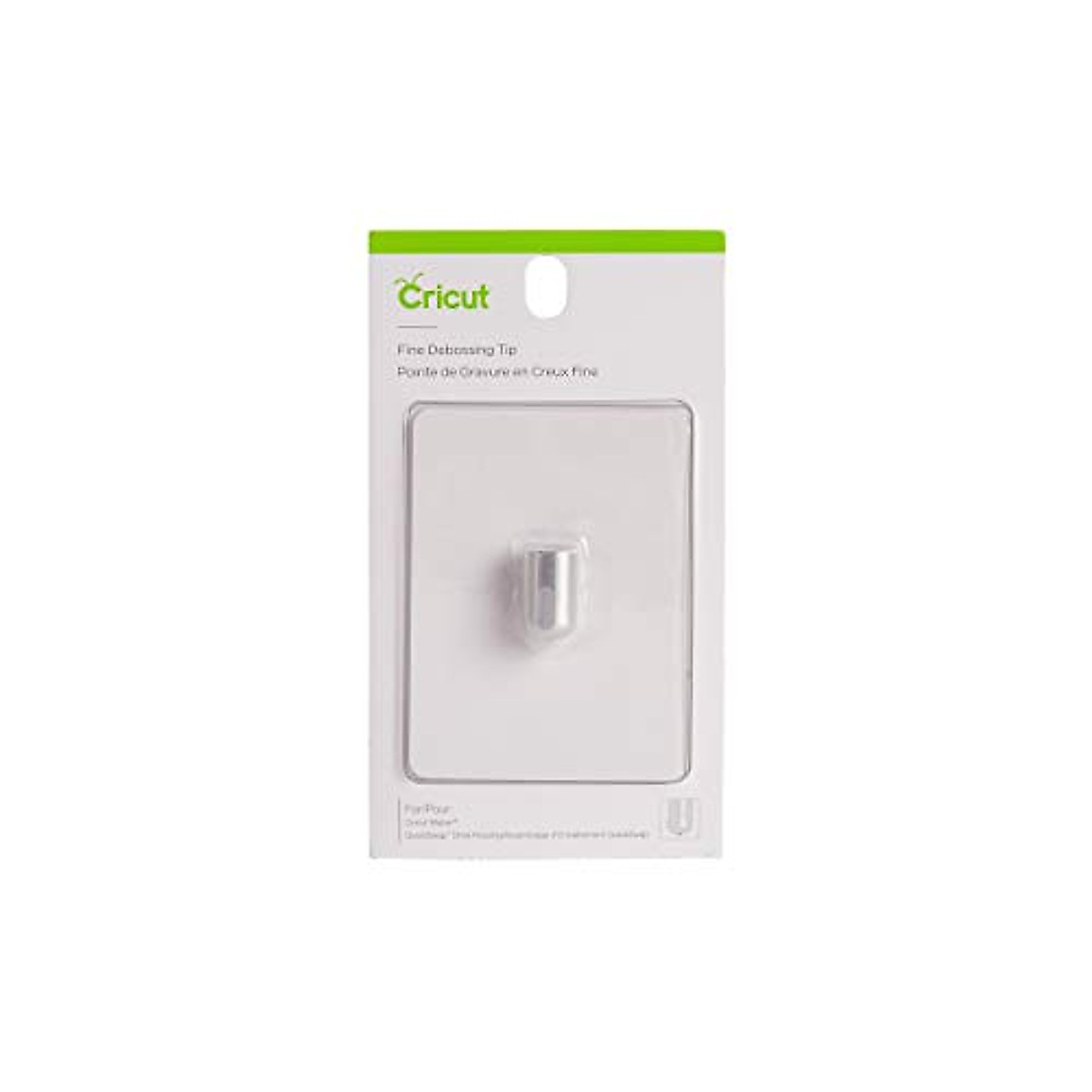 Cricut Tip, Fine QuickSwap Debossing, Silver