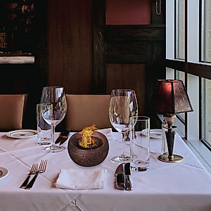 Tabletop Fire Pit, Mini fire Pit, Indoor fire Pit Tabletop, Personal Fireplace, Tabletop Fireplace, Table top fire Pit Bowl Use Iso-Isopropy