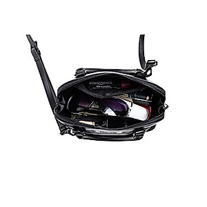 SMARTHAIR Womens Shoulder Bag Nylon Top-Handle Bags Tote Purse,Black,TA30