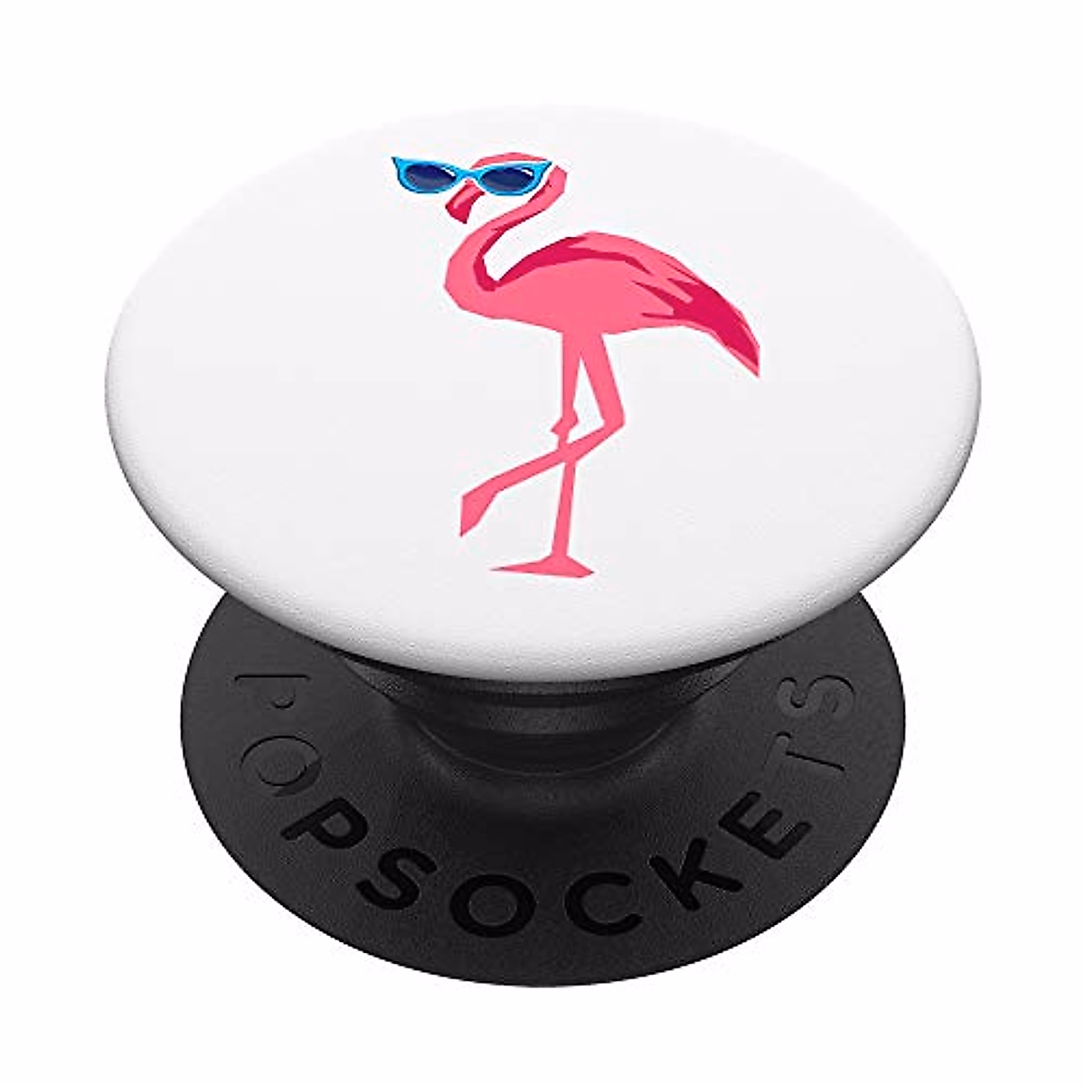 Pink Flamingo In Sunglasses Funny Tropical Birds Lovers Gift PopSockets PopGrip: Swappable Grip for Phones & Tablets