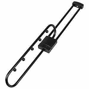 ZHENXIN Extendable Pull Out Closet Rod Sliding Wardrobe Closet Rod Hanging Rod for Closet Storage Wardrobe Clothes Hanger Rail Towel Ideal for Closet(Black)(yijiagan001)