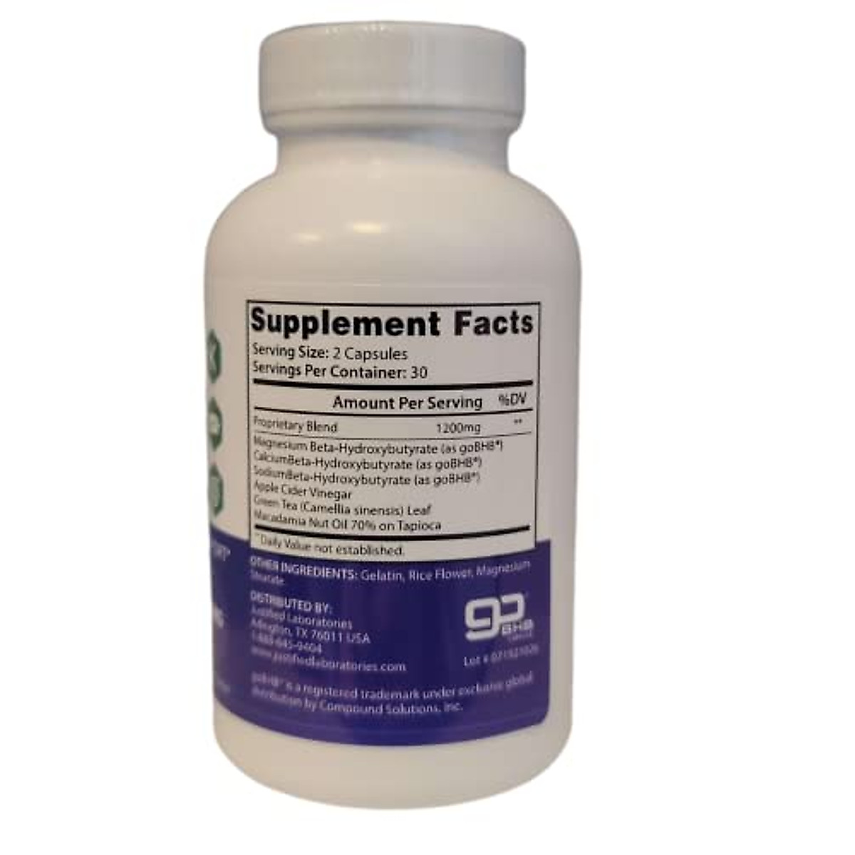 Trim Life Labs Keto Max 1200MG Pills Includes Apple Cider Vinegar goBHB Strong Exogenous Ketones Advanced Ketogenic Supplement Ketosis Support for Men Women 60 Capsules