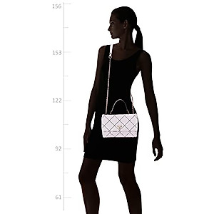 GUESS Cessily Convertible Crossbody Flap, White Multi