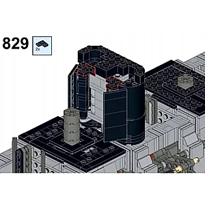 FILONA MOC-157380 Titanic Reciprocating Triple Expansion Steam Engine Building Blocks, Large Steam Engine Building Set with Power Function, DIY STEM Toy (6584 Pieces)