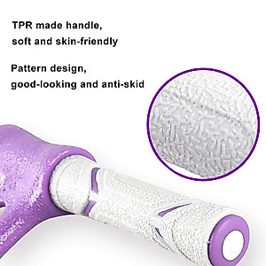 Yoga Pedal Resistance Band Elastic Pull Rope Fitness Sit-up Exercise Equipment at Home Gym Arm Abs Workout Equipment Leg Stretching Equipment Purple