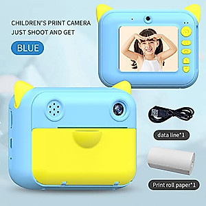 Kids Camera, Digital Camera for Kids Boys and Girls - 24MP Children's Camera with LCD Screen, Full HD 1080p Rechargeable Electronic Mini Camera for Students, Teens, Kids
