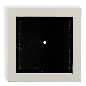 PolyStone Monterray Modern Outdoor/Indoor Square Planter, Lightweight, Heavy Duty, Weather Resistant, Polymer Finish, Commercial Grade and Residential, 23" L x 23" W x 19" H (Greige)