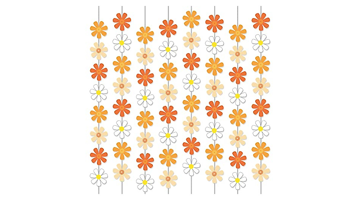 Daisy Groovy Boho Party Banners - Perfect for Celebrations